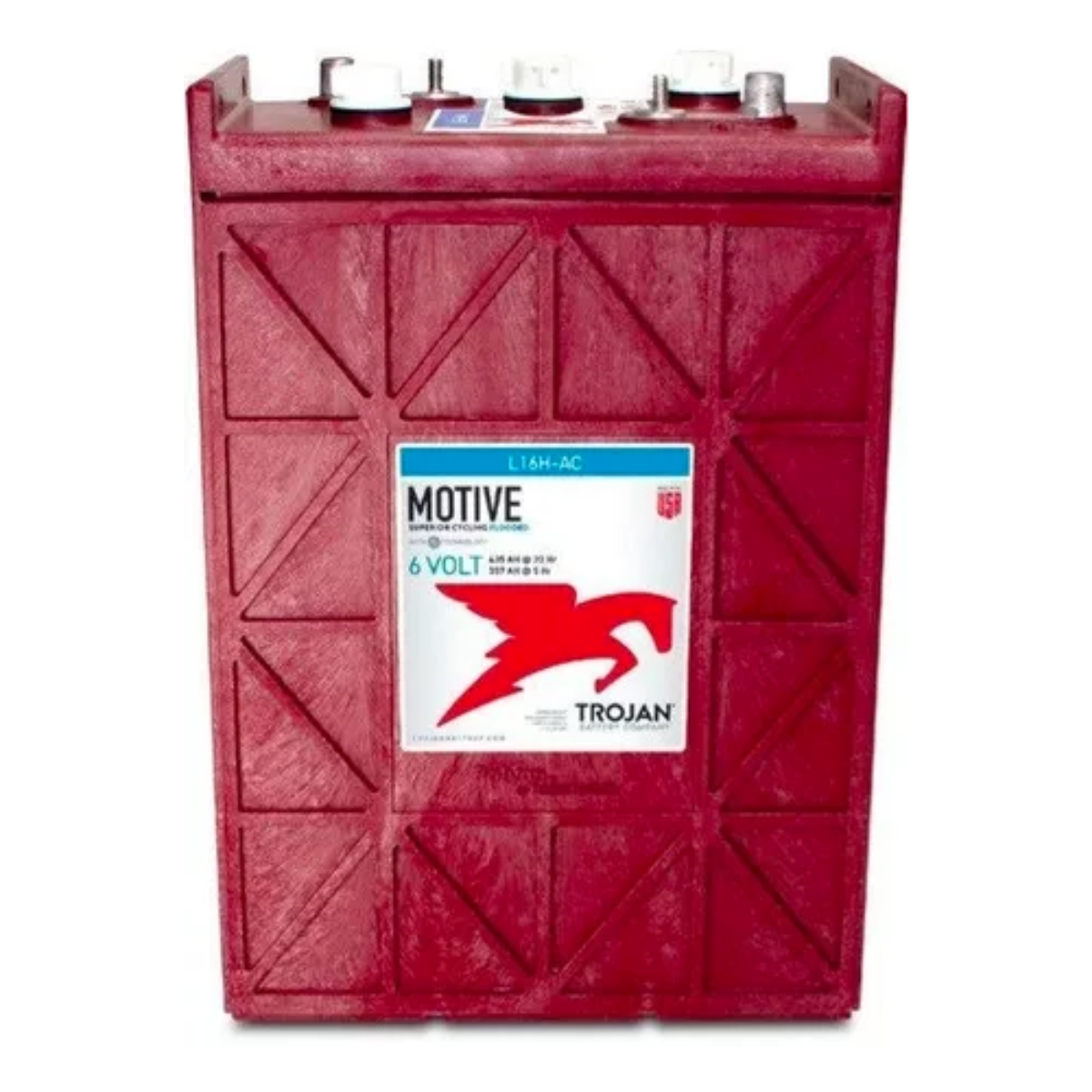 Batería Trojan L16H-AC (6v) 435 AH – Jumbo Baterías
